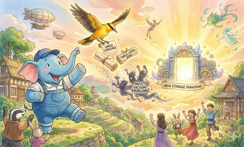 OrioleDB 来了！4x性能，消除顽疾，存算分离 · 老冯云数